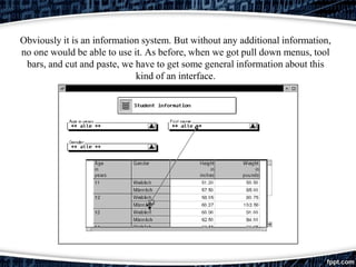 Data warehouse and User interface | PPT