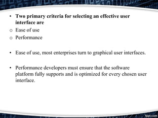 Data warehouse and User interface | PPT