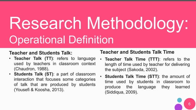 Teacher Talking Time and Students Talking Time in English for Academic ...