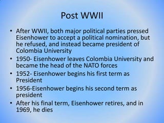 Dwight David Eisenhower2 | PPT