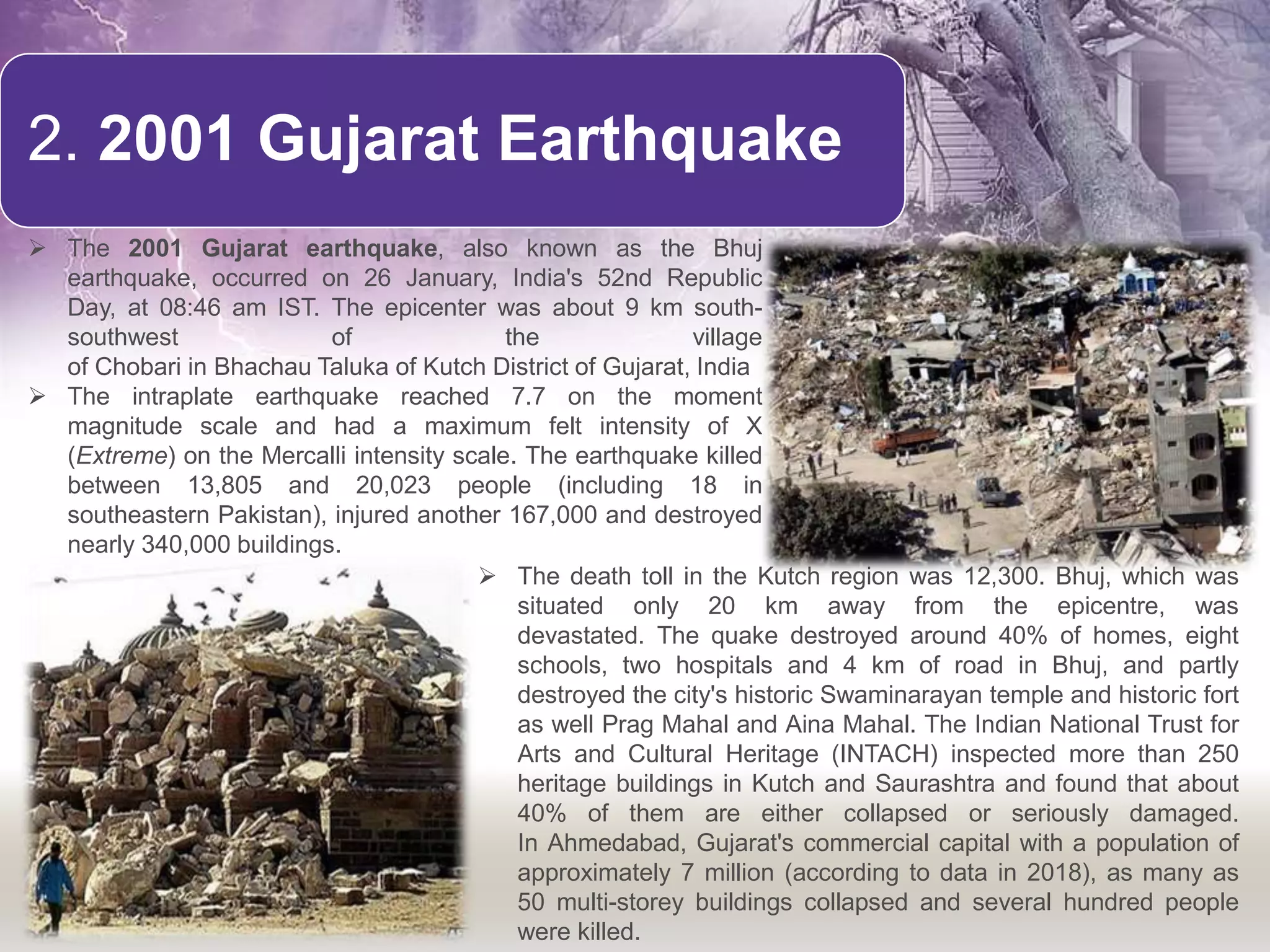 MAN MADE AND NATURAL DISASTERS IN INDIA | PPTX