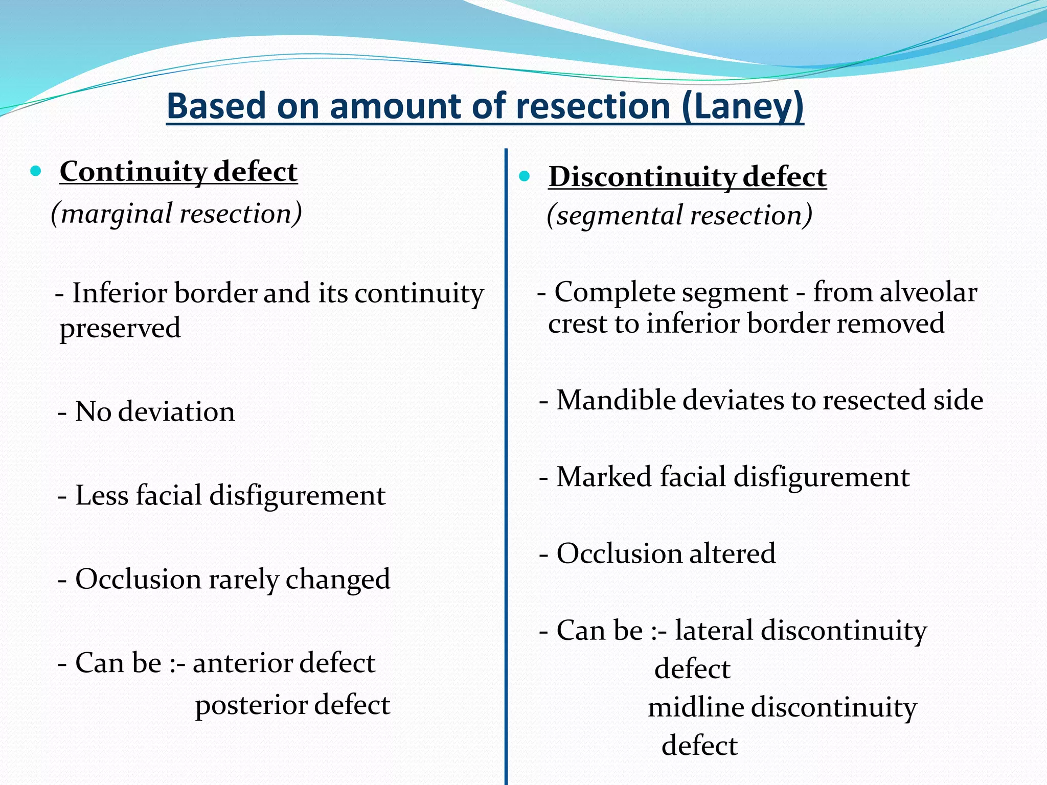 Management of aquired mandibular defect / mandible defect management | PPTX