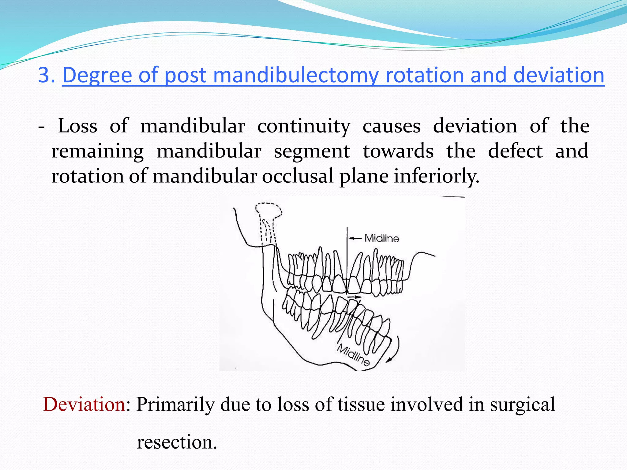 Management of aquired mandibular defect / mandible defect management | PPTX