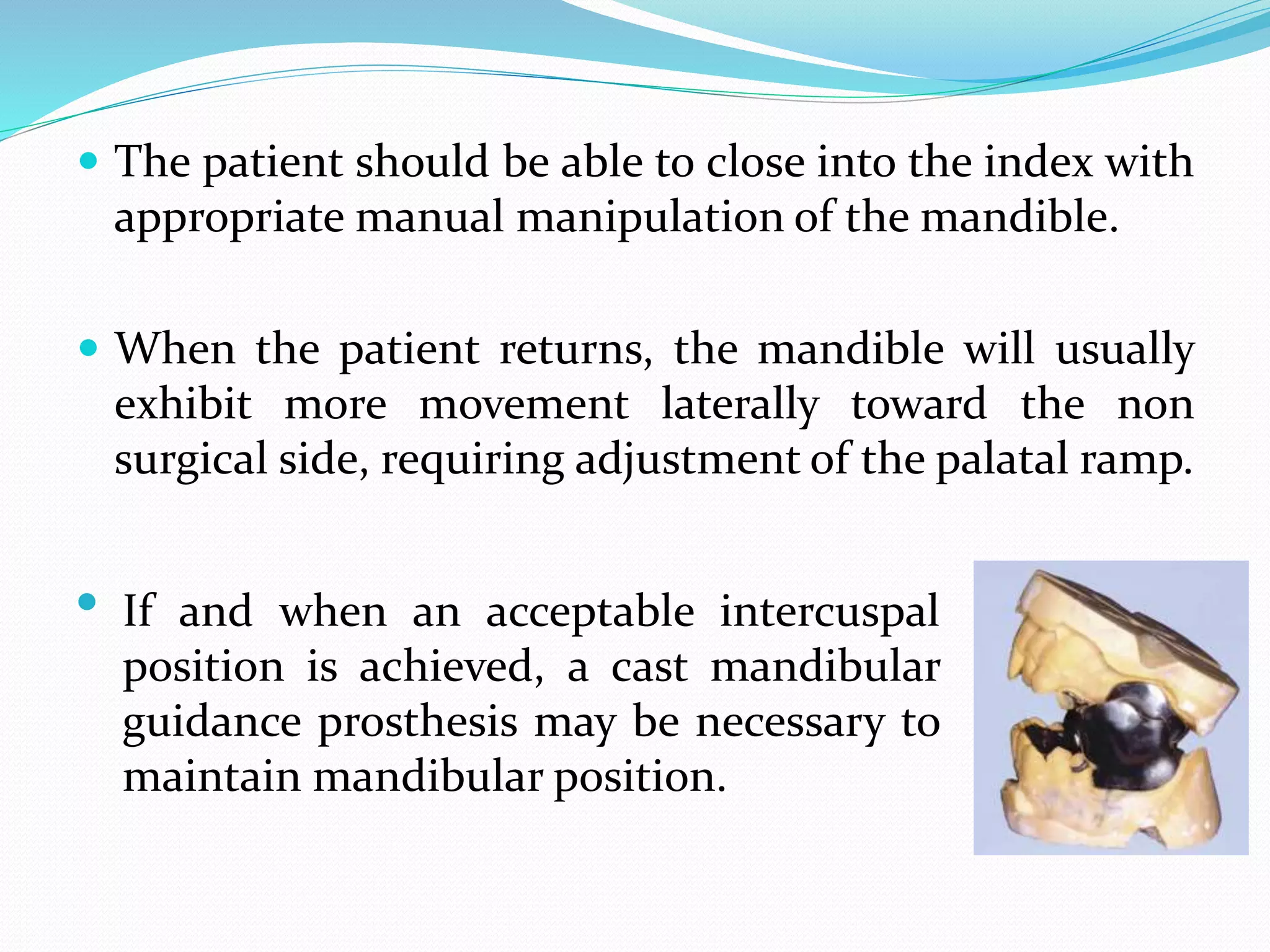 Management of aquired mandibular defect / mandible defect management | PPTX