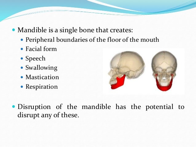 Management of aquired mandibular defect / mandible defect management