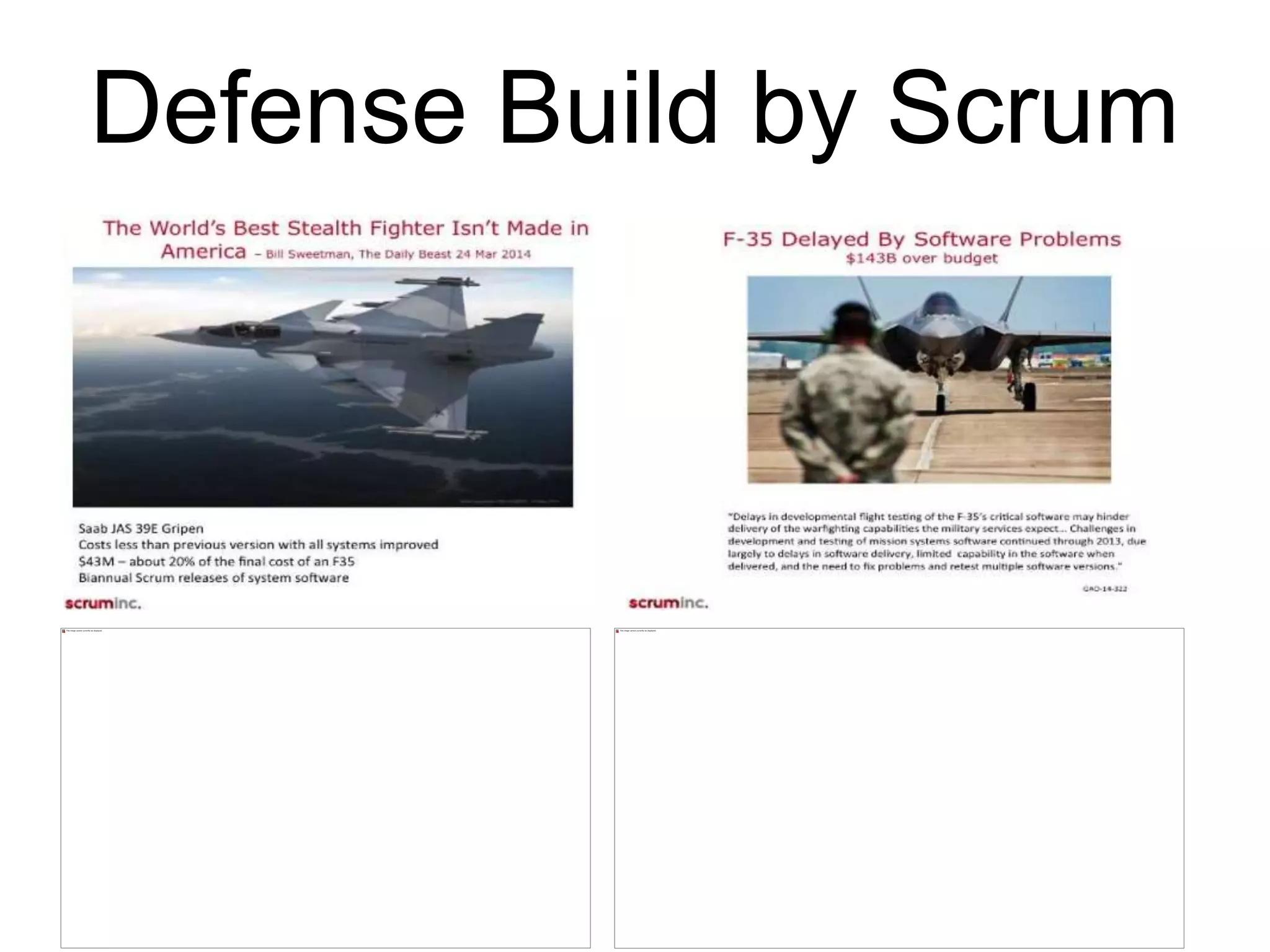 Defense and Military Strategy with Agile - Scrum | PPT