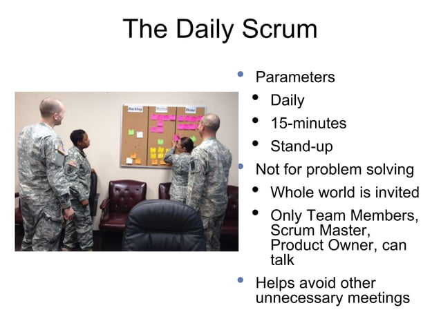 Defense and Military Strategy with Agile - Scrum | PPT