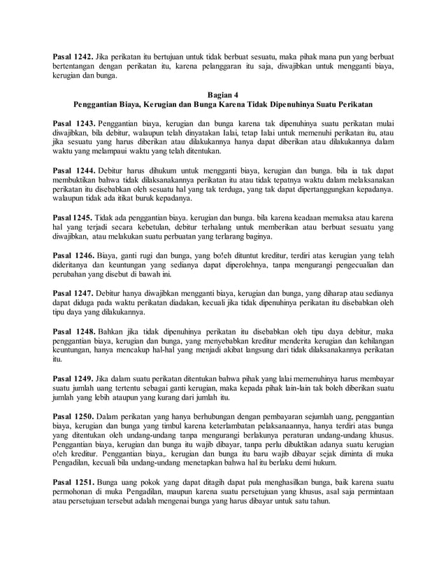 kuh perdata hukum perikatan | DOCX