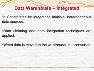 Data warehouse introduction | PPTX