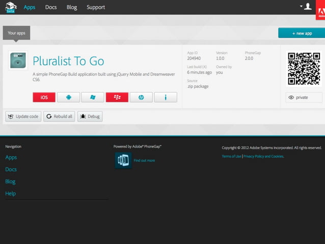 Dreamweaver CS6, jQuery, PhoneGap, mobile design