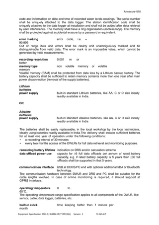 Dwlr, bubbler type (sw) | DOC