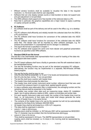 Dwlr, bubbler type (sw) | DOC