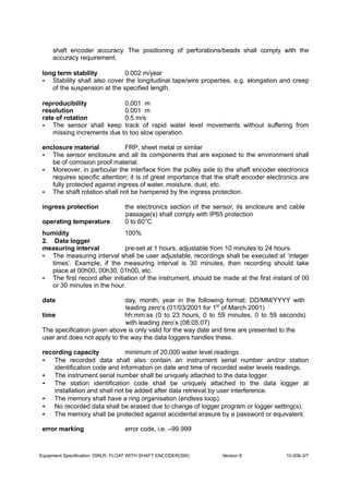 Dwlr, float type with shaft encoder (sw) | DOC