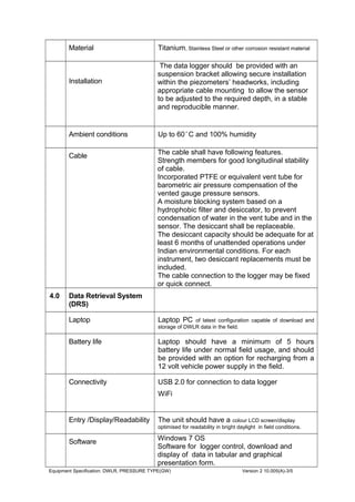 Dwlr, pressure type (gw) | DOC