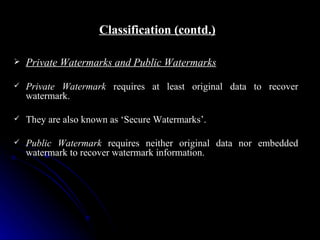 Digital Watermarking | PPT