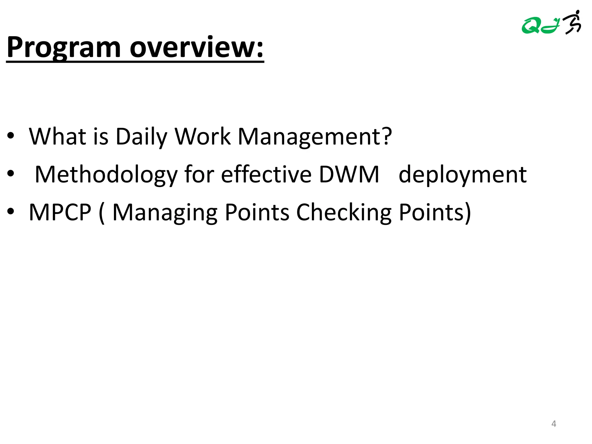 Daily Work management Presentation (PPT). | PDF