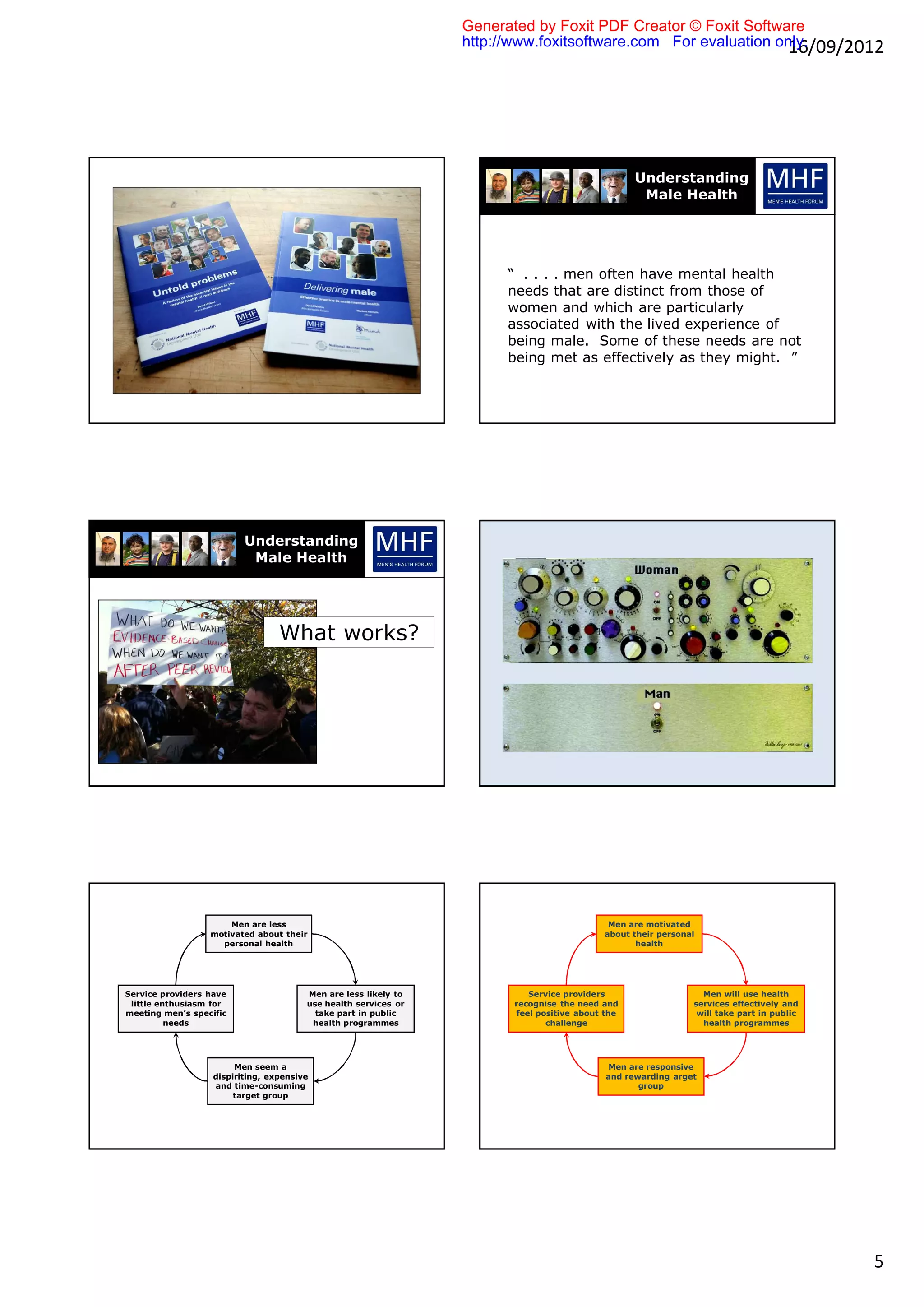 Dw men's health handouts | PDF