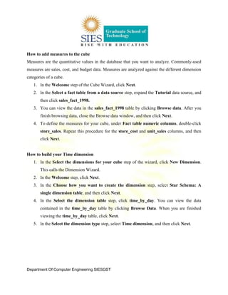 Dwm l ab_manual_final | PDF