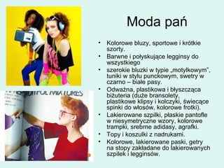 Moda lat 80-tych | PPT