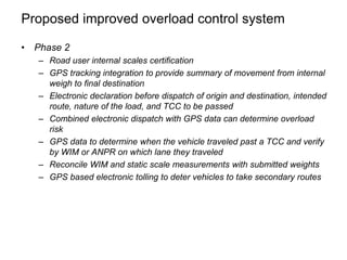 Proposed alternative to assist current overload operations in South ...