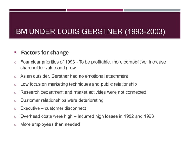 IBM Transformation | PPT