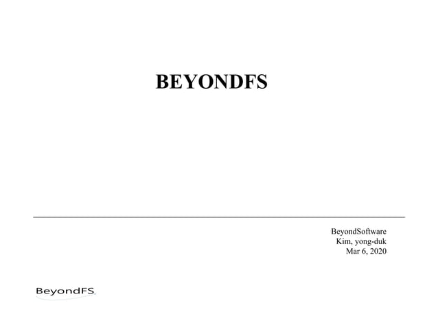 Beyondfs-intro | PPT