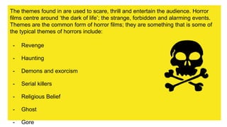 Horror film themes | PPTX