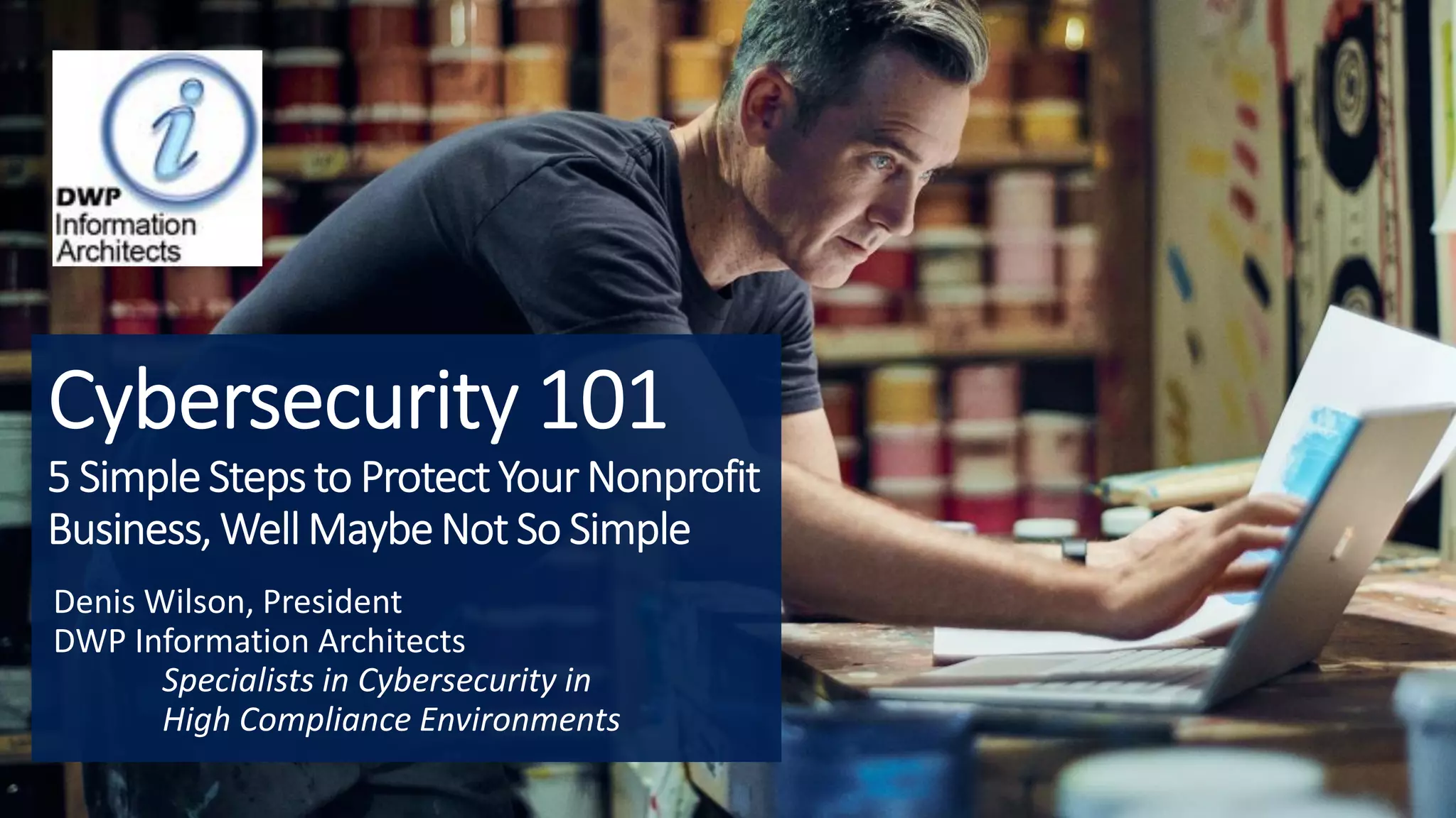 DWP Cybersecurity 101 for Nonprofits | PDF