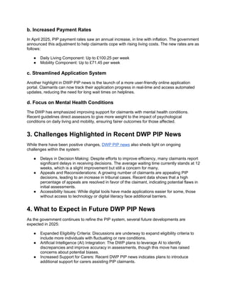 DWP PIP News Roundup: Everything You Need to Stay Updated in 2025 | PDF