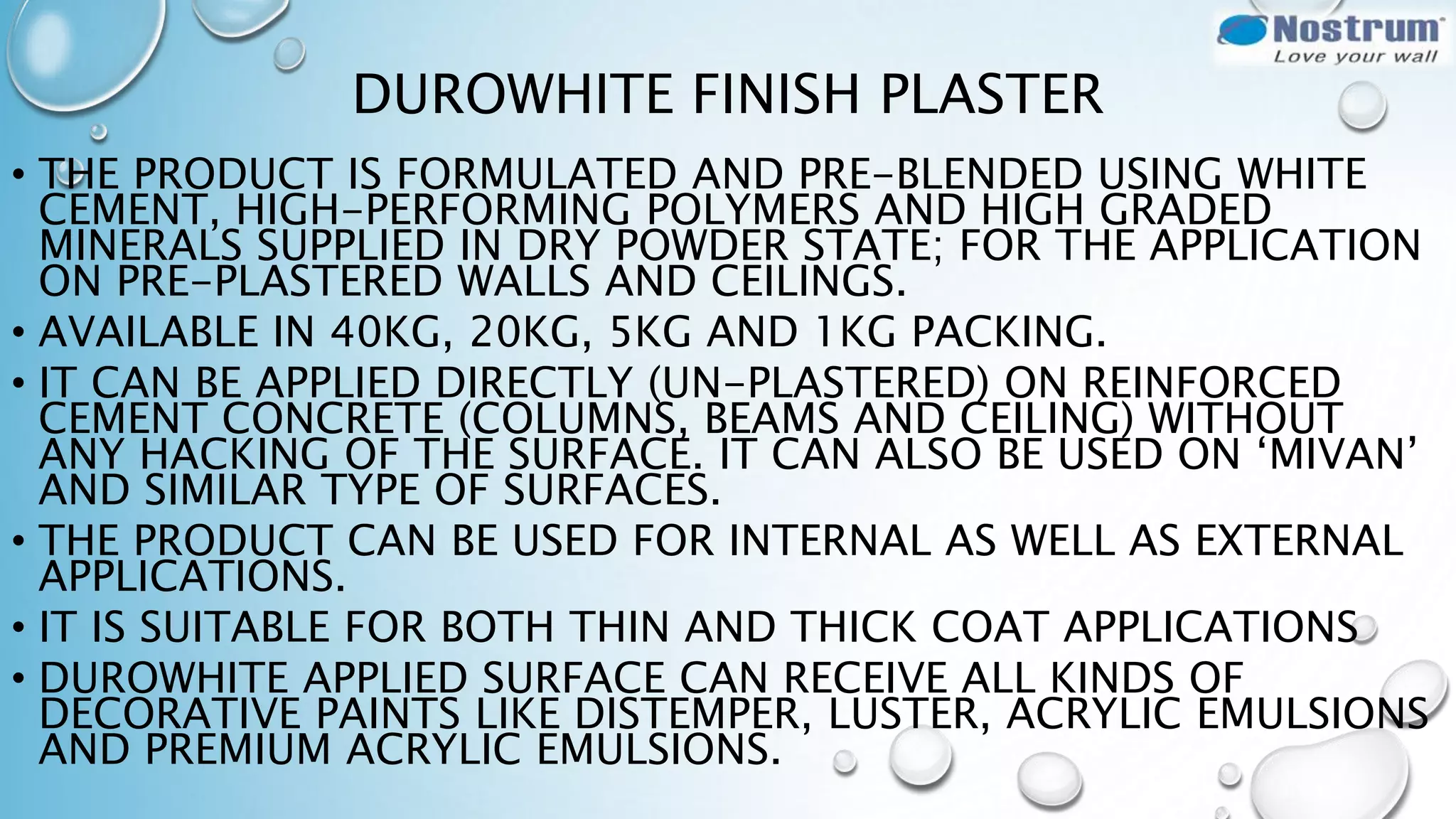 Durowhite Presentation | PPTX
