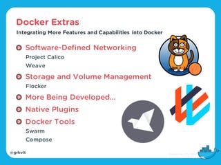 Multi-Container Apps spanning Docker, Mesos and OpenStack | PPT