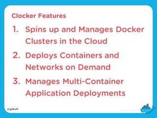 Multi-Container Apps spanning Docker, Mesos and OpenStack | PPT