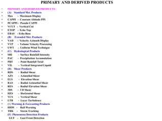 Doppler weather radar orientation details | PPT