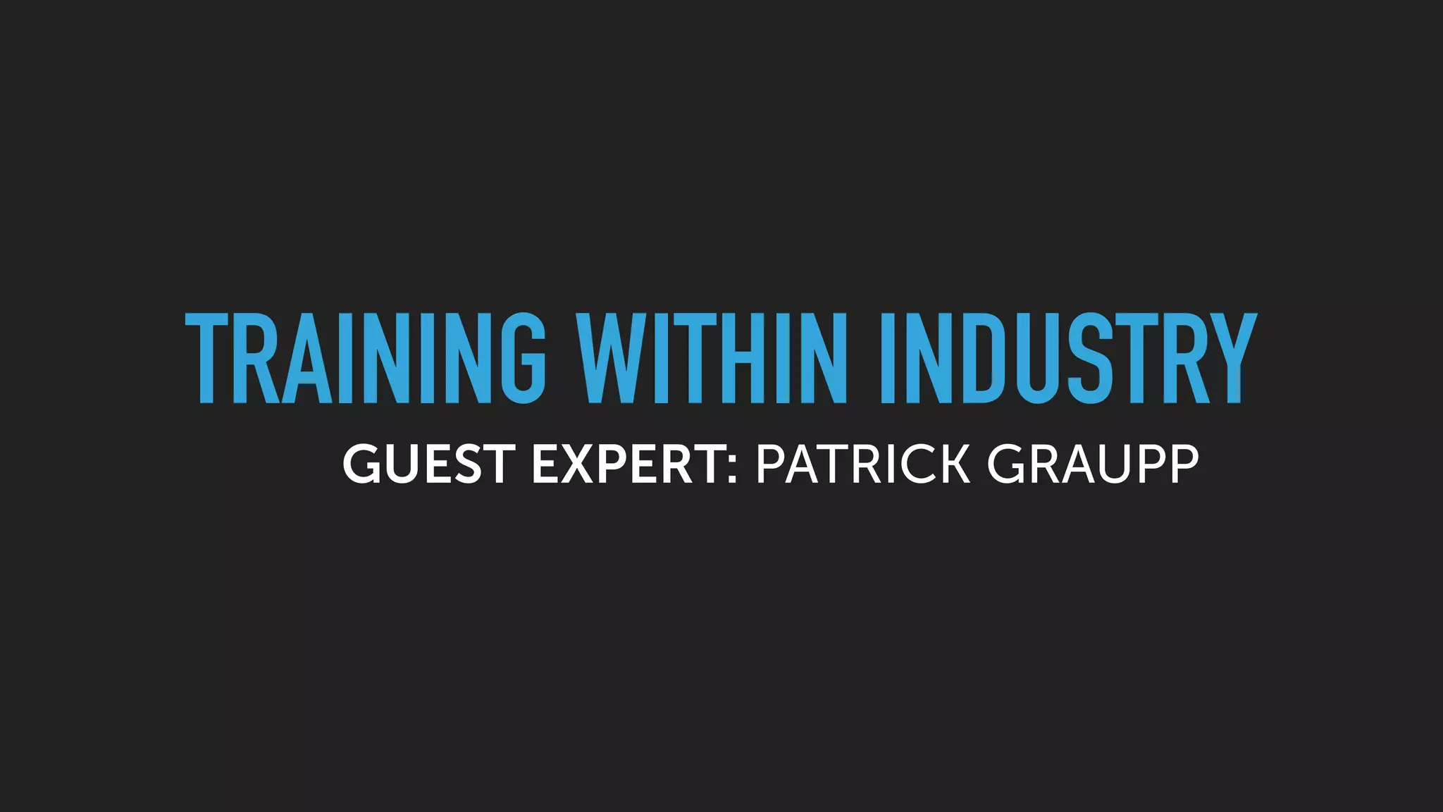 Training Within Industry (TWI) 101 - Dozuki Workshop Series | PDF
