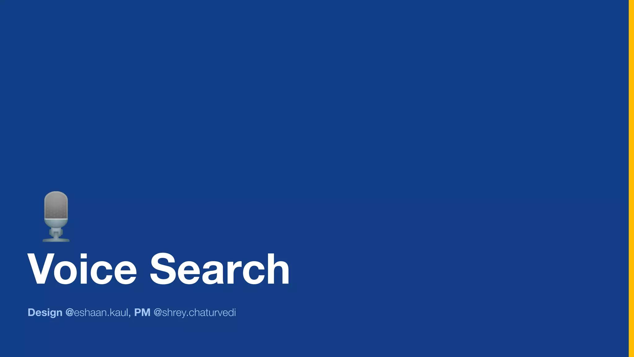 Voice Search | PDF