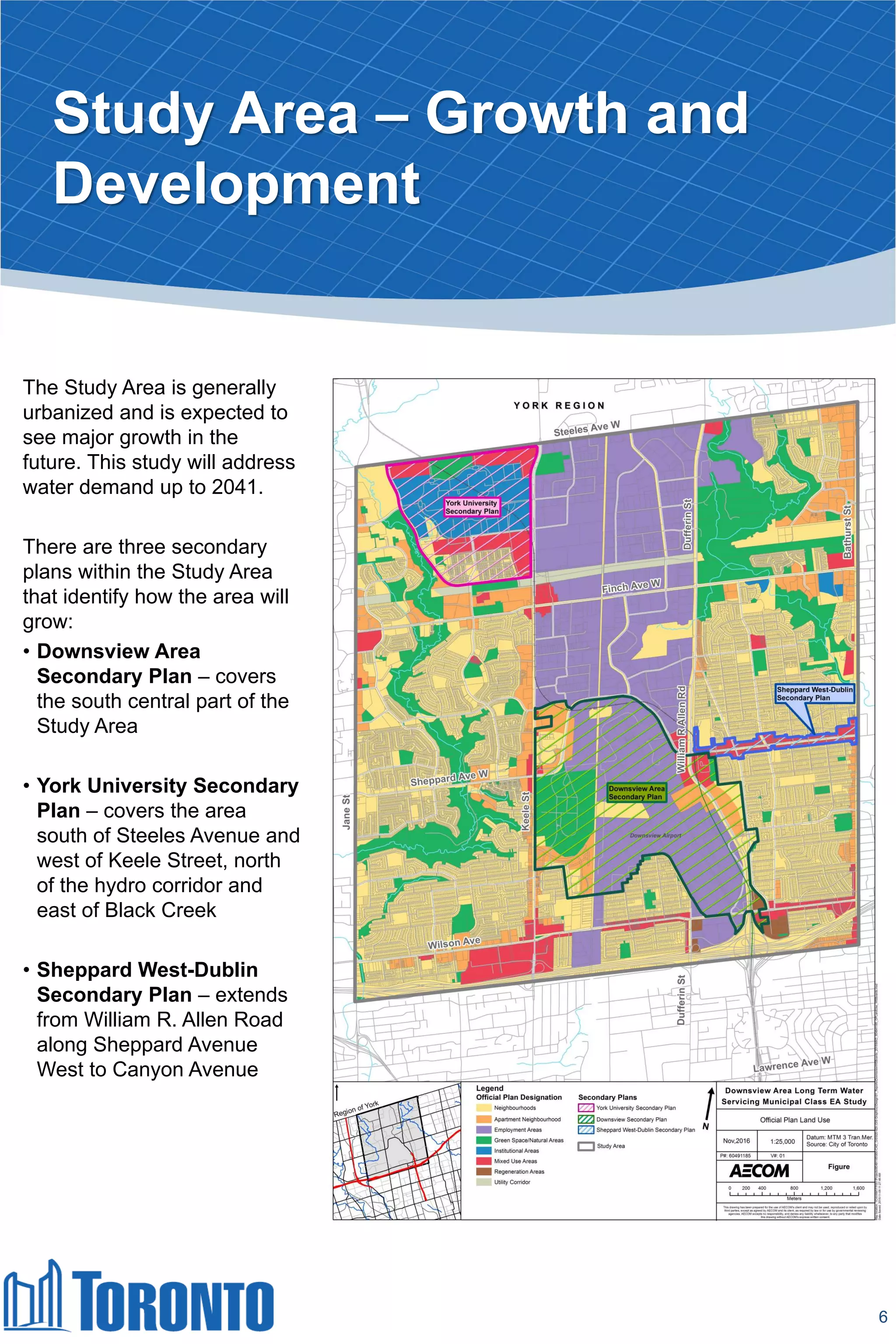 Downsview Water Service Improvement Study Maps | PPTX