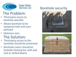 The Problems and Solutions to Borehole Construction by Dales Water ...