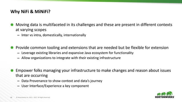 Intelligently Collecting Data At The Edge Intro To Apache Minifi Ppt