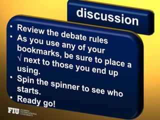 Eric Dwyer - Clarifying Bookmarks | PPT