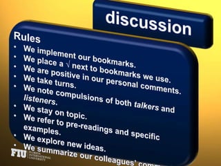 Eric Dwyer - Clarifying Bookmarks | PPT