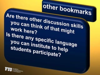 Eric Dwyer - Clarifying Bookmarks | PPT