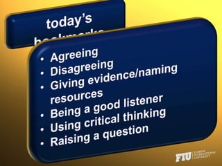 Eric Dwyer - Clarifying Bookmarks | PPT