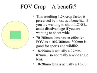 Dx Crop Factor | PPT