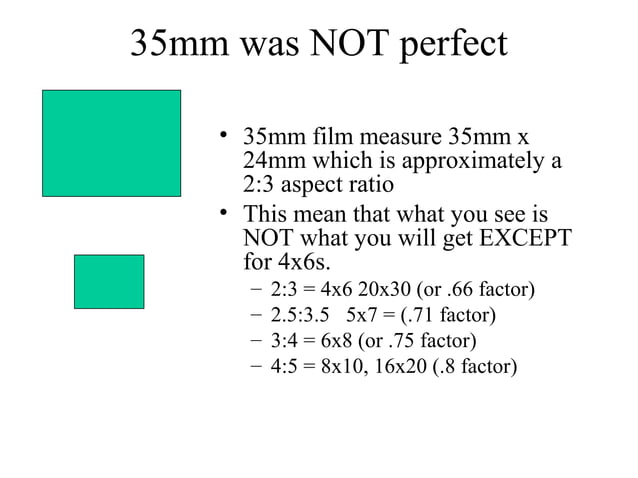 Dx Crop Factor | PPT