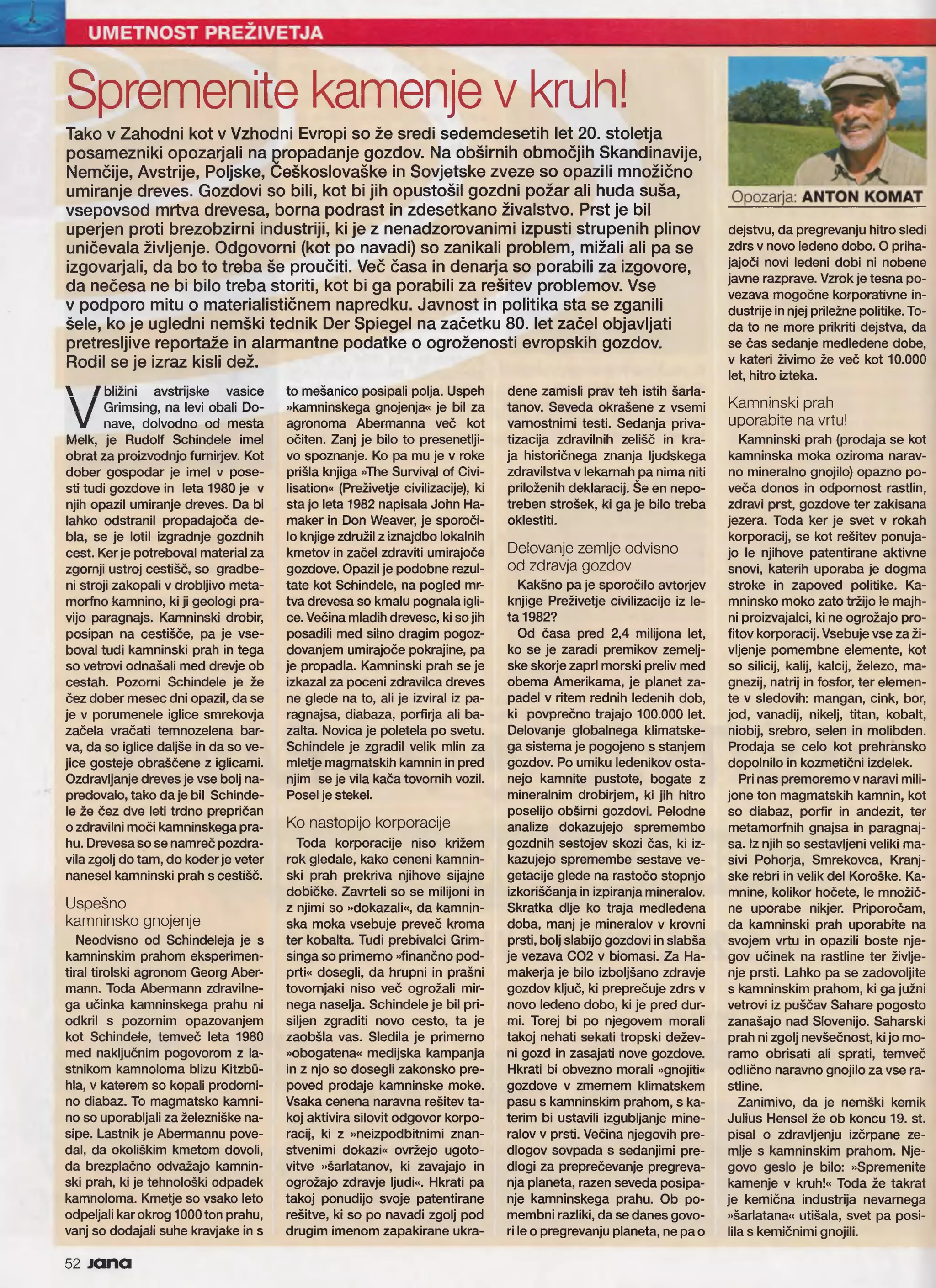 Anton Komat - SPREMENITE KAMENJE V KRUH | PDF