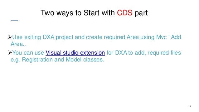 Step By Step Dxa Module Creation