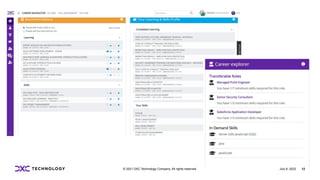 Using an employee knowledge graph for employee engagement and career ...