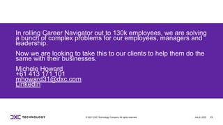 Using an employee knowledge graph for employee engagement and career ...