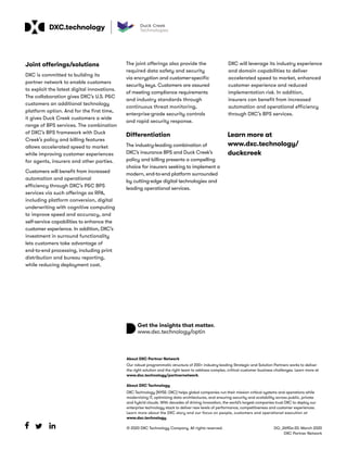 Dxc duck creek_partnership_fact_sheet_2020 | PDF