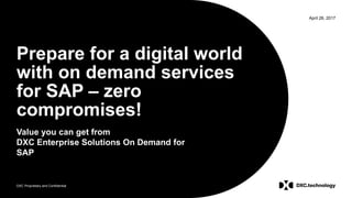DXC ESO for SAP Client Event presentation | PPTX